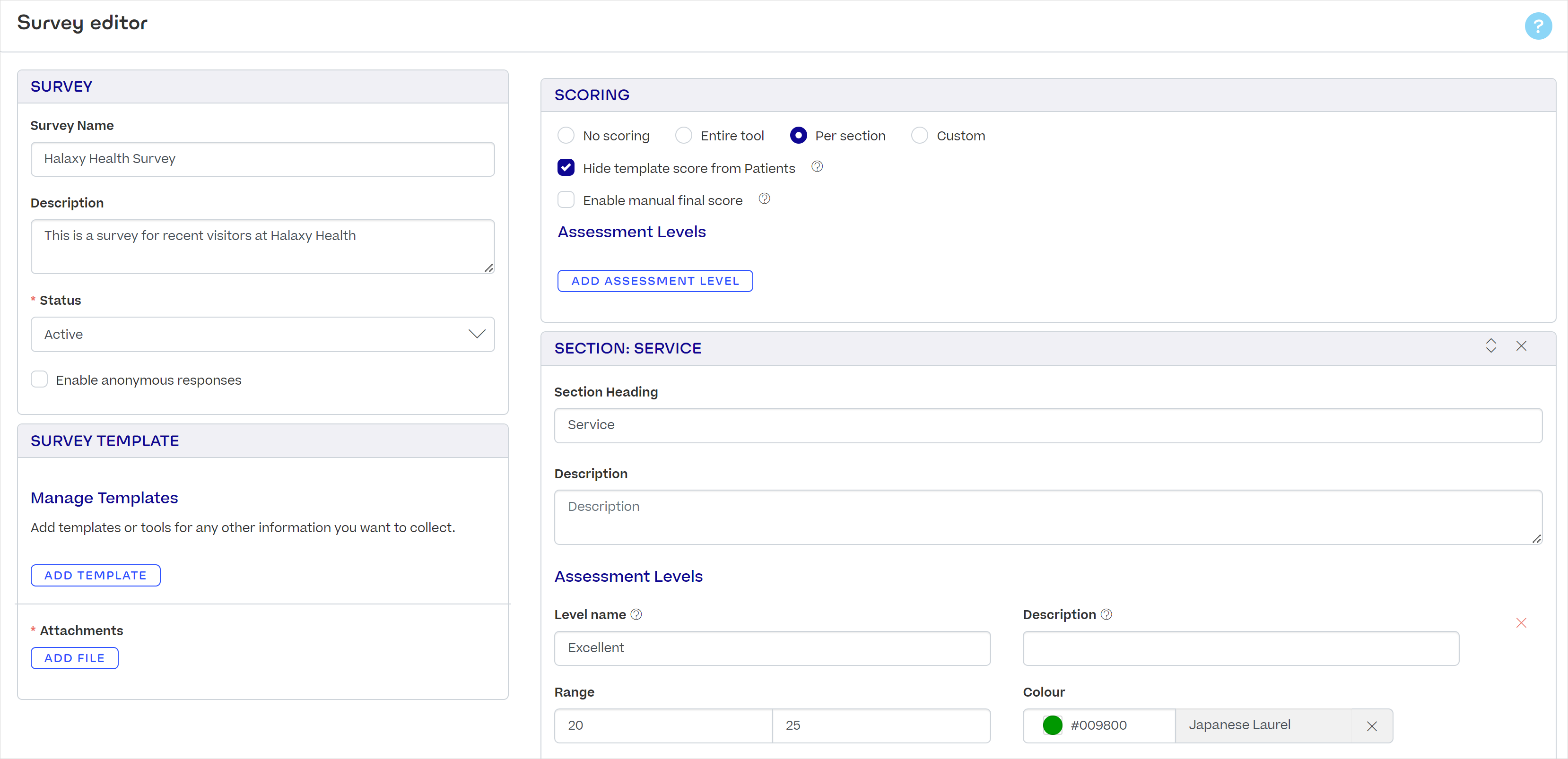 Create and send surveys – Halaxy Help Guide