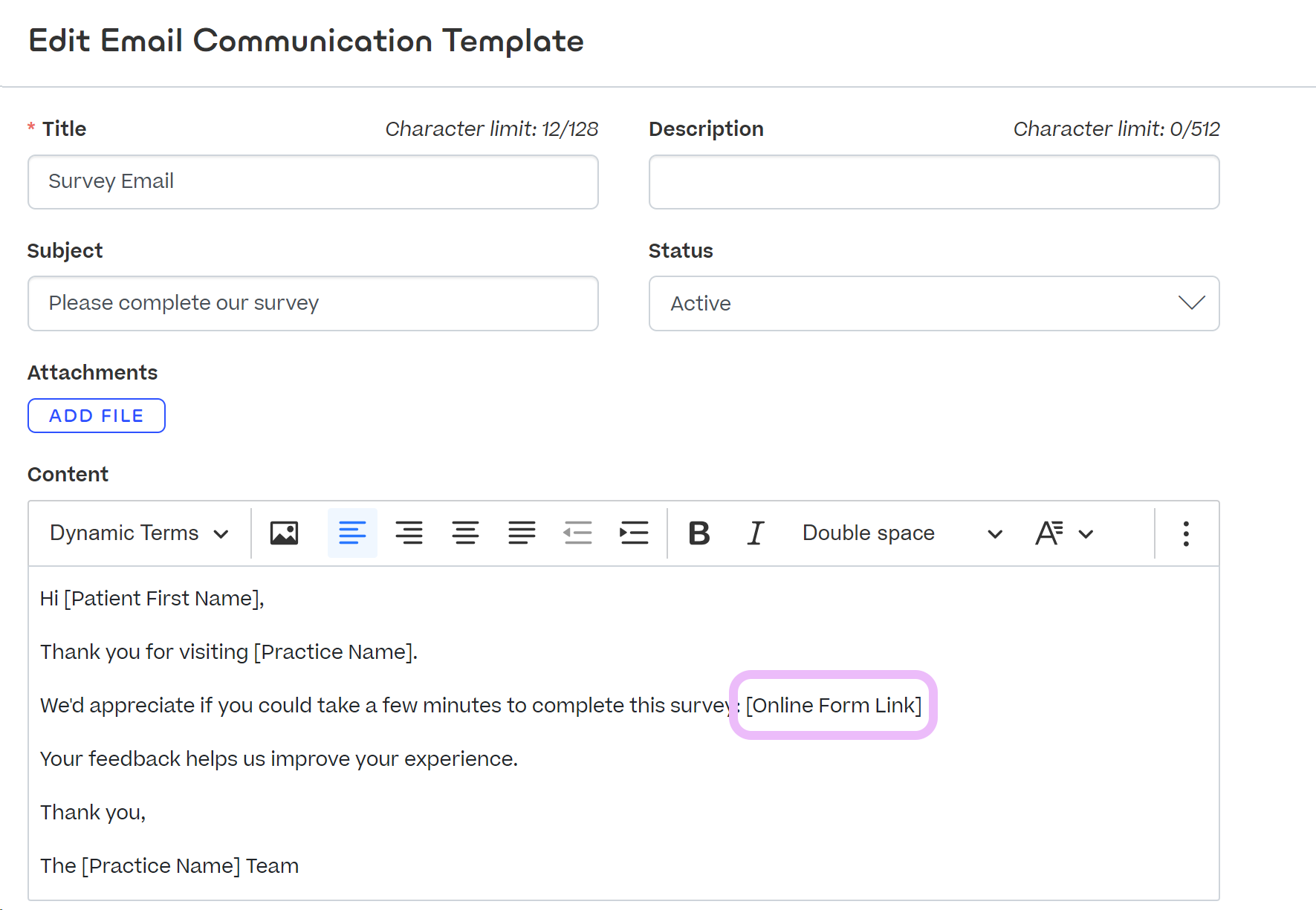 Create and send surveys – Halaxy Help Guide