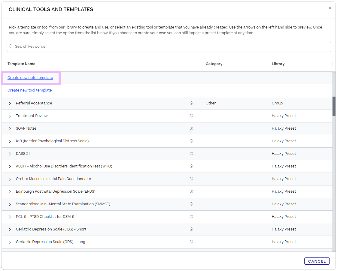 Create a consent or service agreement form – Halaxy Help Guide