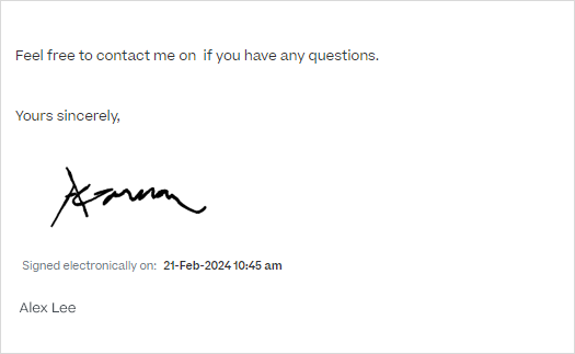 Create a digital signature – Halaxy Help Guide