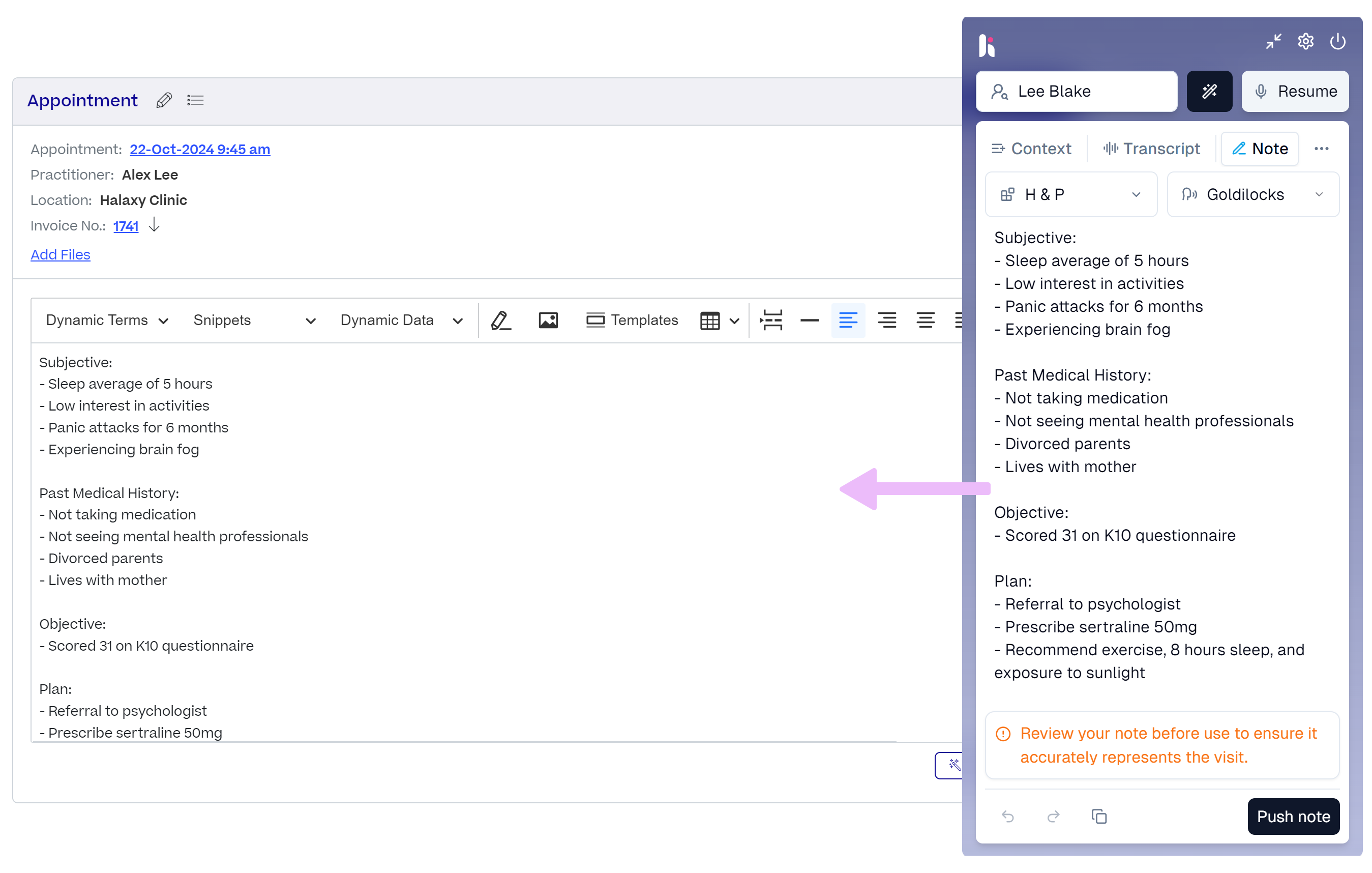 Connect Heidi Health AI – Halaxy Help Guide