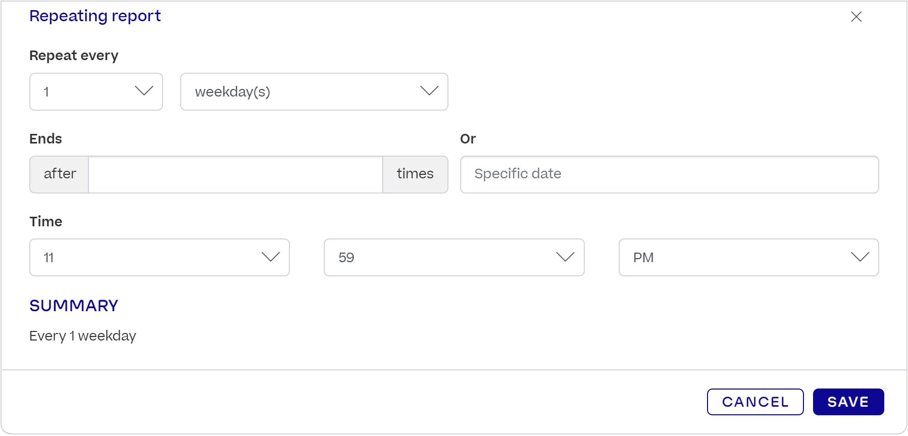 Run a recurring report – Halaxy Help Guide | United Kingdom (UK)
