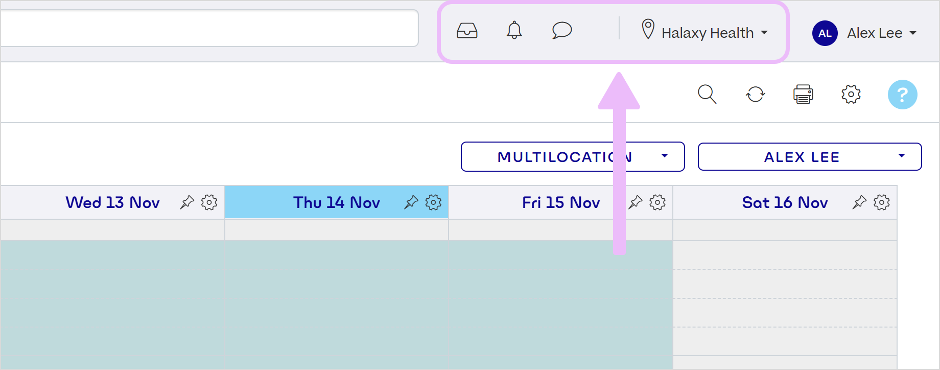 Navigate through Halaxy – Halaxy Help Guide
