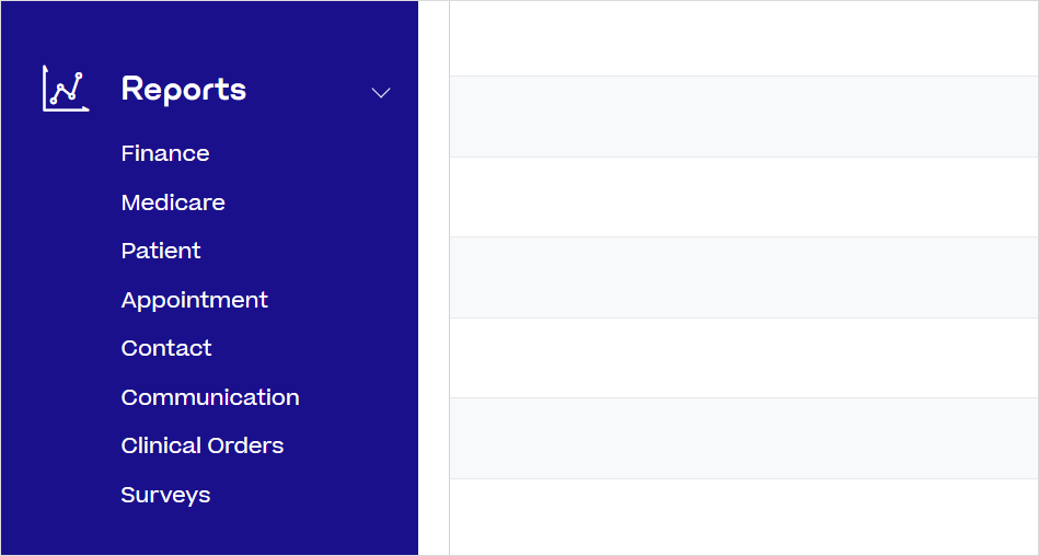 Guide to reports – Halaxy Help Guide