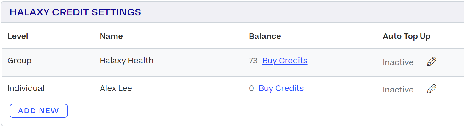 Buy Halaxy credits – Halaxy Help Guide | Canada