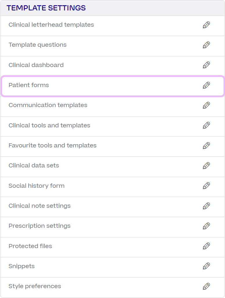 Create a consent or service agreement form – Halaxy Help Guide