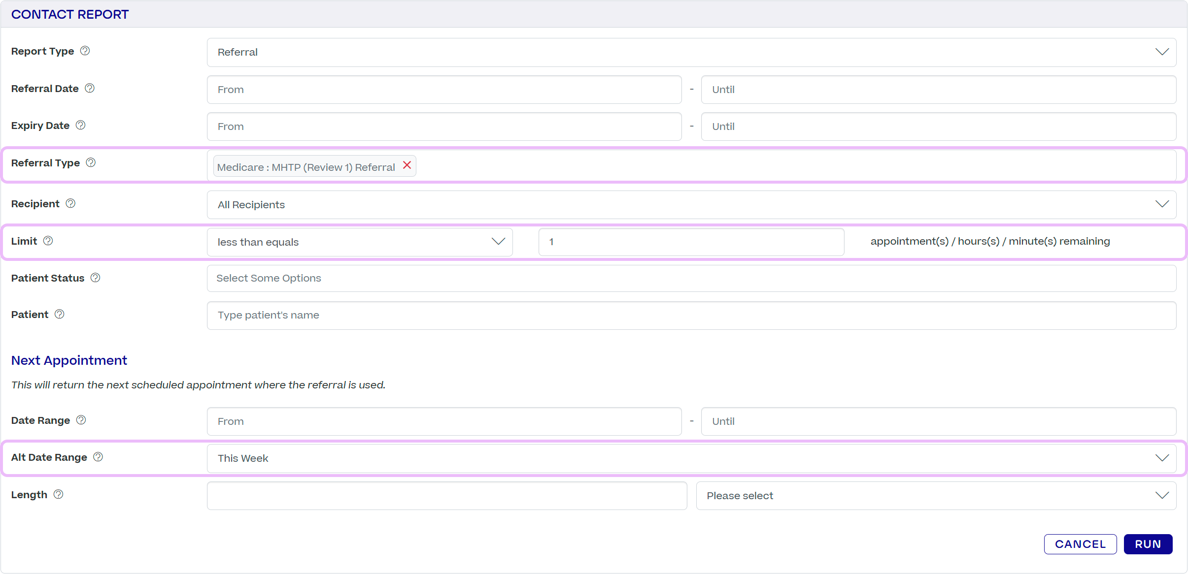 Mental Health Treatment Plans and additional sessions in Halaxy ...