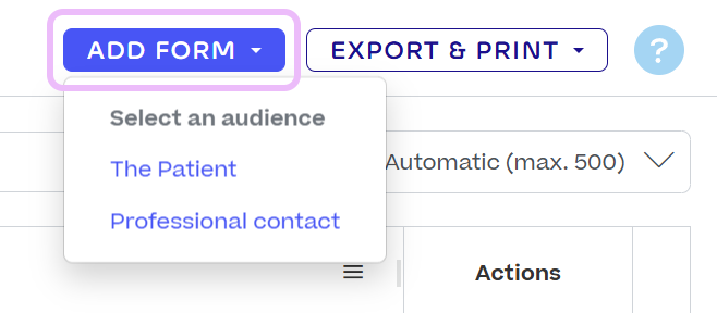 Set up patient forms – Halaxy Help Guide