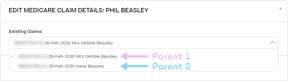 Add Medicare claimants – Halaxy Help Guide