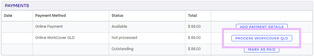 Process claims with WorkCover Queensland – Halaxy Help Guide