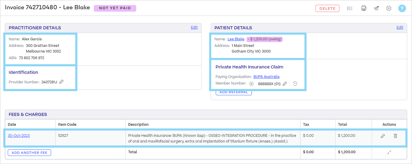 Lodge an ECLIPSE claim – Halaxy Help Guide
