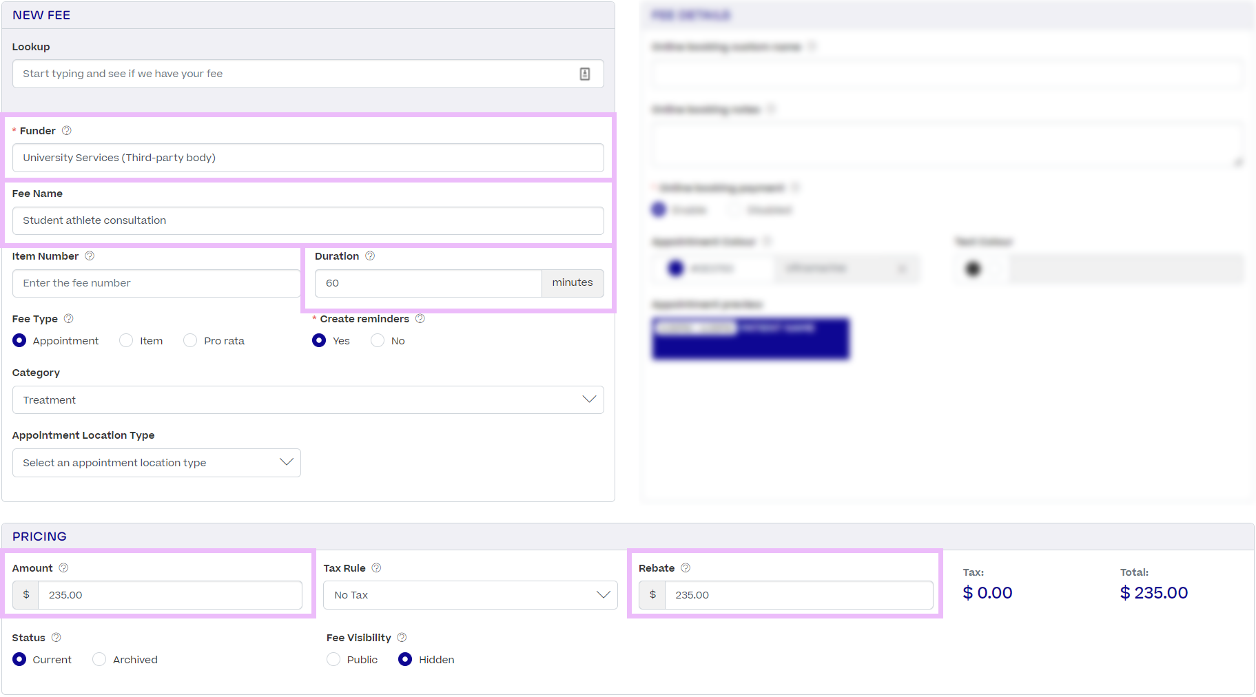 Guide to third party billing – Halaxy Help Guide